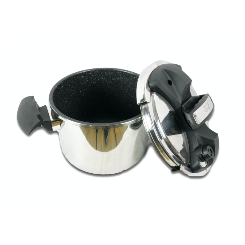 Autocuiseur Cocotte minute inox avec revêtement en pierre